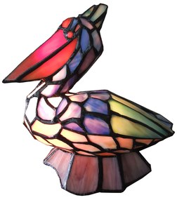 Stolní lampa Tiffany Bird - 24*19*31 cm