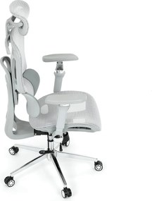 Ergonomická kancelářská židle EXECUTIVE - šedá síťovina