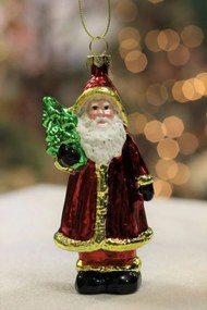 Klasik závěsná vánoční ozdoba Mikuláš 12cm