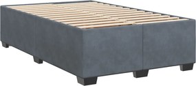 Box spring postel s matrací tmavě šedý 120x190 cm samet 3288565