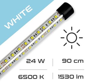 LED osvětlení do akvária GLASS WHITE 24W, 90 cm, 6500K AQUASTEL