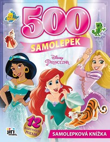JIRI MODELS Velká samolepková knížka 500 samolepek Disney Princezny 0