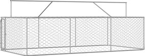 Venkovní psí kotec se střechou 400 x 200 x 150 cm 171499