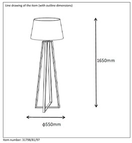 LUCIDE COFFEE LAMP stojací lampa