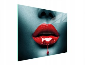 Skleněná Krájecí Deska 52x40 Ústa Tvrzené Sklo