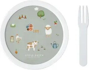 Little Dutch Box na ovoce s vidličkou Farma / Objem: 300 ml