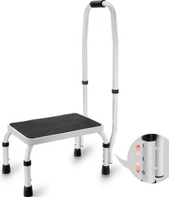 Stoupací žebřík 3 Nastavitelná výška s rukojetí Maximální zatížení 150 kg