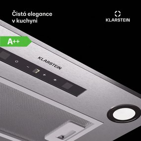 Klarstein Paolo 52, vestavná digestoř, 52 cm, 439 m³/h, LED Touch, A++