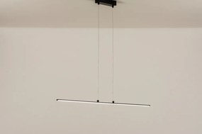 Závěsné designové LED svítidlo na lanku Novento Black