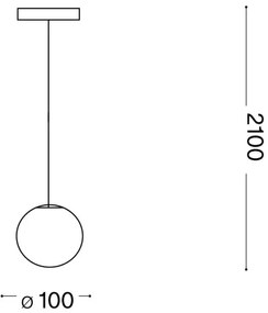 Ideal Lux - LED Lustr na lanku MAPA 1xG9/3W/230V pr. 10 cm bílá