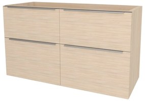 Mereo Mailo, koupelnová skříňka 121 cm, chrom madlo, Multidecor, Javor Hard šampaňský CN593SJHS2