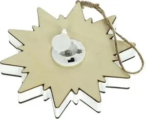 RETLUX RXL 464 Hvězda kostel 14cm 3LED 3000K - teplá bílá