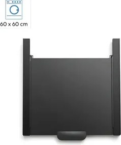 Xavax Stack Slide černá / Spojovací mezikus pro pračku a sušičku / s v