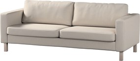 Potah na pohovku IKEA Karlstad, 3-místná, rozkládací barva šedá látka pletený vzor