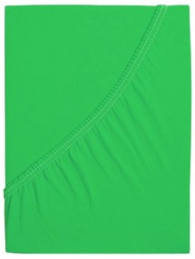 B.E.S. - Petrovice, s.r.o. Prostěradlo Jersey česaná bavlna MAKO - Jarní zelená 90 x 200