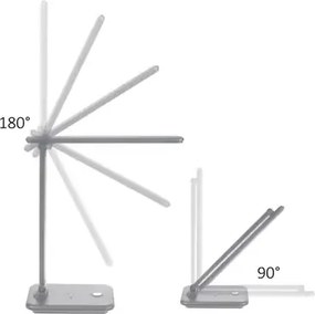 MCE616W / Stolní LED lampička / 9 W / Qi nabíjení
