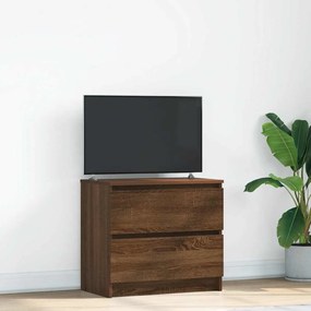 TV skříňka hnědý dub 60x35x54 cm kompozitní dřevo