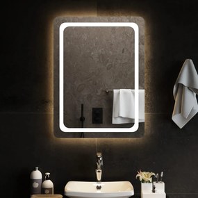 Koupelnové zrcadlo s LED osvětlením 60 x 80 cm 3154096