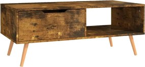 Konferenční stolek kouřový dub 100x49,5x43 cm kompozitní dřevo 326794