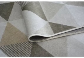 koberec NOBIS 84166 krémový Trojúhelníky velikost 160x230 cm | krásné koberce cz