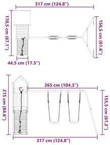 Dětské Hřiště Na Zahradu - Masivní impregnované dřevo