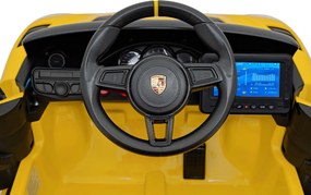 Ramiz Dětské autíčko Porsche Spyder RS 718 MP4, žluté