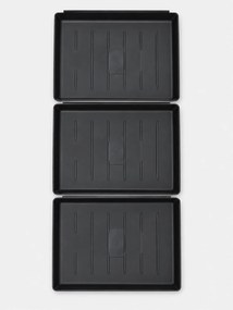 Sinsay - Podložky pod boty 3 pack - černá