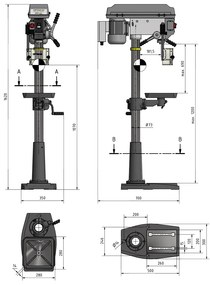 Stolní vrtačka OPTIdrill DQ 25
