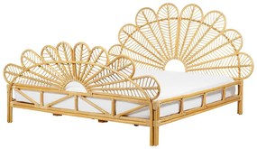 Manželská postel 180 cm Floyd (světlé dřevo) (s roštem). 1078956