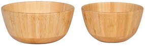 OnaDnes -20% Nordic Living Set dvou bambusových misek Candimala 13/15 cm