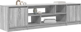 TV skříňka šedá sonoma 188,5x41x50 cm kompozitní dřevo 3328422