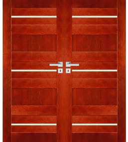 Archo - Dvoukřídlé dřevěné dveře dýhované z borovice Vigo 105693