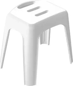 Spirella HOCKER sedátko do sprchy bílá / plast / 47 cm / do 130 kg