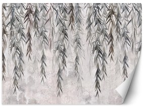 Gario Fototapeta Tropické rostliny v šedé barvě Materiál: Vliesová, Rozměry: 200 x 140 cm
