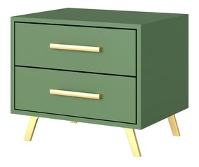 Noční stolek BALI Barva: Zelená