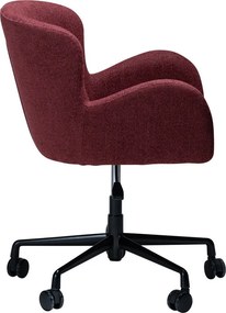 Vínová kancelářská židle Glam – DAN-FORM Denmark