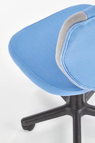 Halmar Dětská židle Toby, šedá/světle modrá