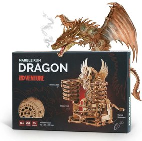 iDventure 3D dřevěná skládačka Kuličková dráha Drak