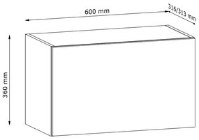 Kuchyňská linka LANGEN au | 240 cm | S ÚCHYTY | artisan