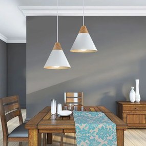 Toolight Toolight, závěsná lampa 1xE27 Scandi A, černá-hnědá, OSW-00146