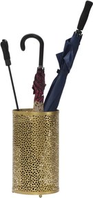 Zlatý kovový stojan na deštníky Mauro Ferretti Gratt 24x43 cm