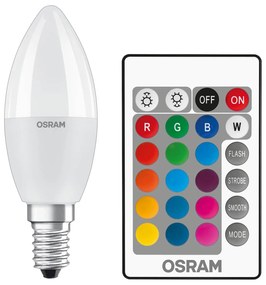 OSRAM LED žárovka E14 5,5W Star+ svíčka Remote mat