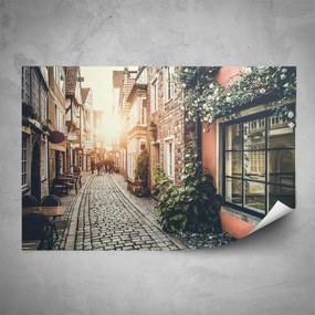 Plakát - Romantická ulička 2 (60x40 cm) - PopyDesign