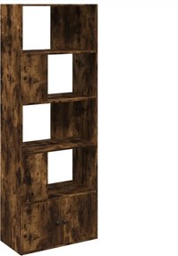 Knihovna kouřový dub 70 x 36 x 189 cm kompozitní dřevo 3295321