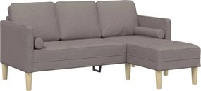 Set pohovek 2 ks Taupe Polyester 3329257