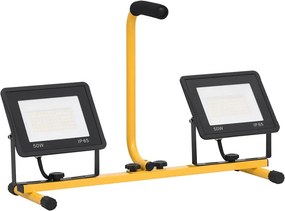 LED reflektor s rukojetí 2 x 50 W teplé bílé světlo 149646