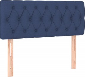 Box spring postel s matrací černá 120x190 cm textil 3269750
