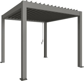 Biohort Pergola 3 x 3 křemenově šedá 312 x 312 cm
