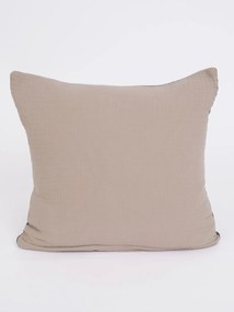 MK Lůžkoviny Mušelínový povlak na polštář 40 x 40 cm - Alexia Duo cappuccino/tmavě šedá