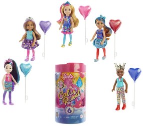 Panenka Barbie překvapení Color Reveal Chelsea konfety ASST, Mattel GTT26